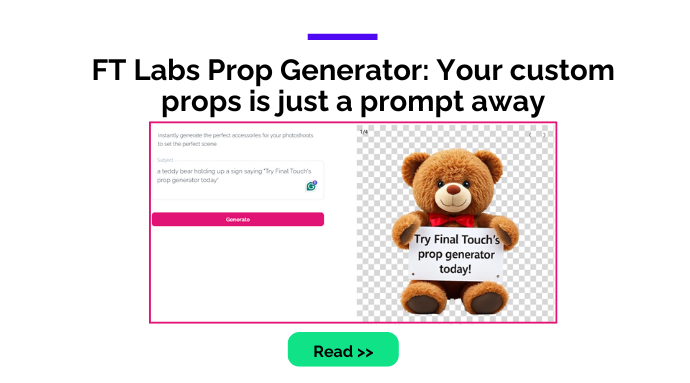 Prop Generator For Your Product Photos: Fully Customizable